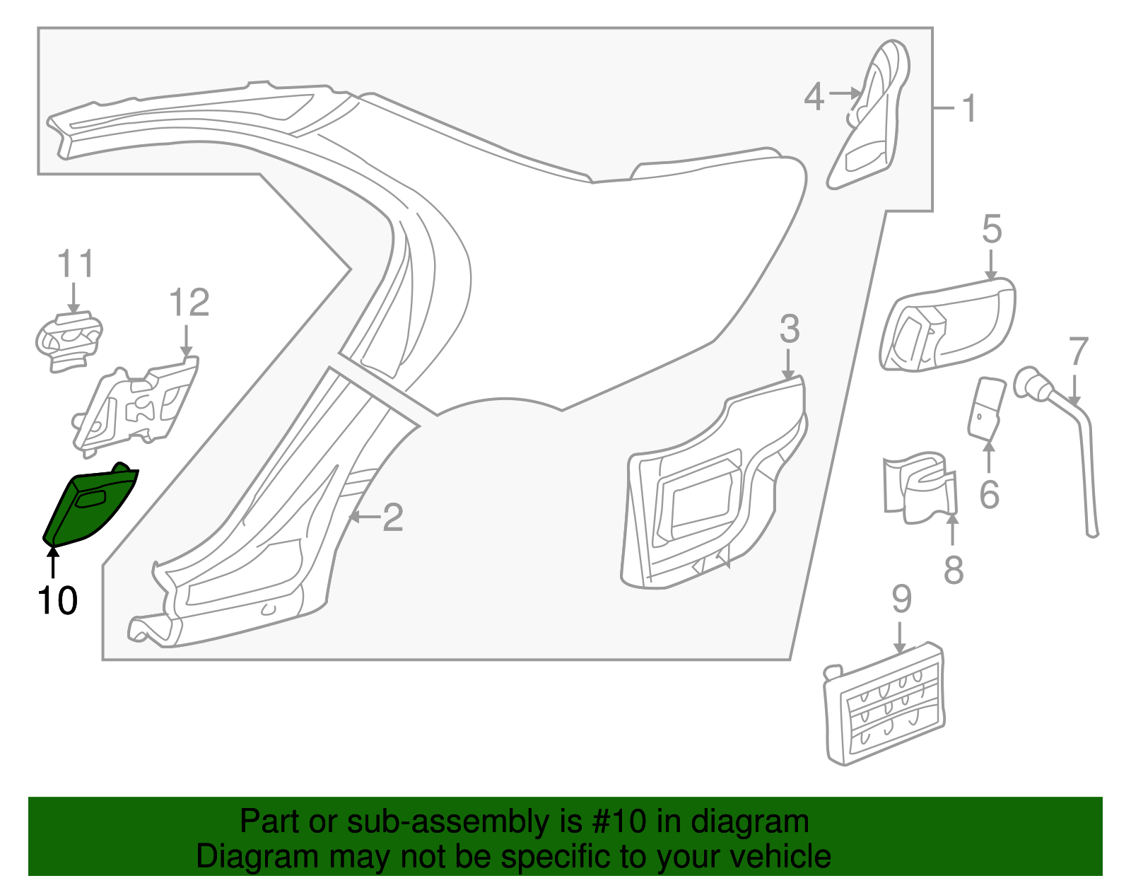 220-690-03-62-9999 - Body Side Molding 2000-2006 Mercedes-Benz ...