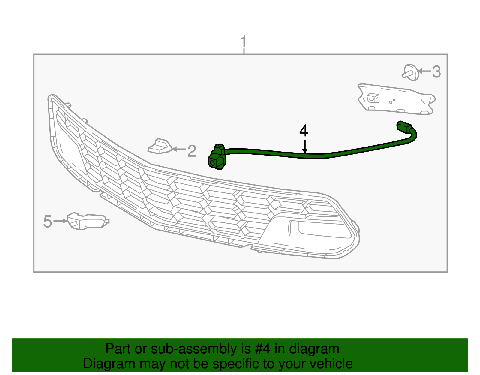 2017-2019 Chevrolet Corvette Front View Driver Information Camera ...