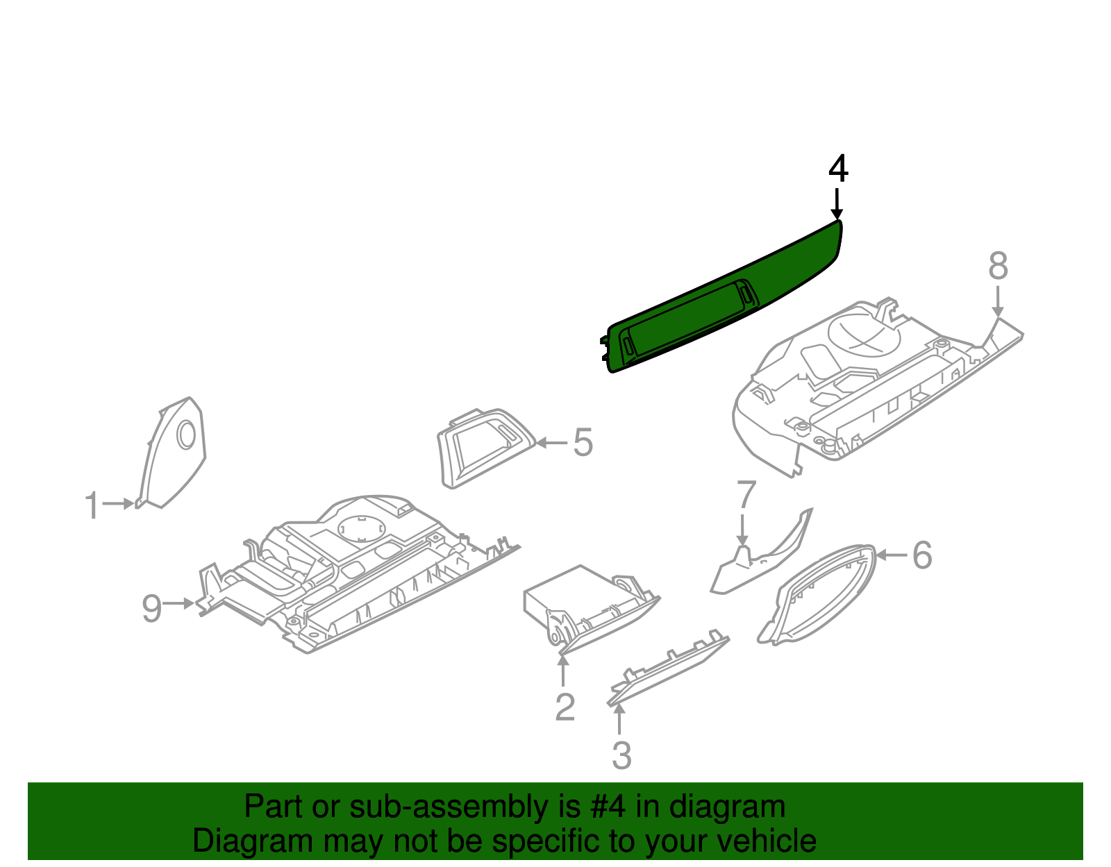 51-45-8-073-765 - Trim Bezel - 2018-2021 BMW | BMW Parts Exchange