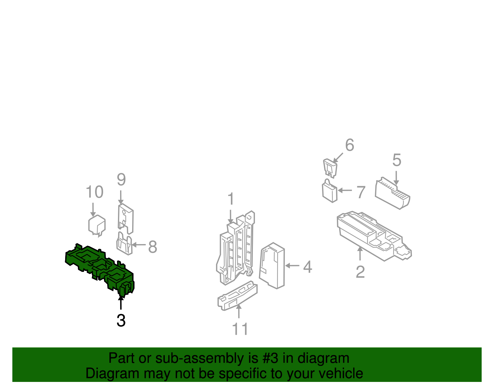 4F1-937-503-A - Relay & Fuse Plt 2005-2017 Audi | Audi OEM Parts Guy