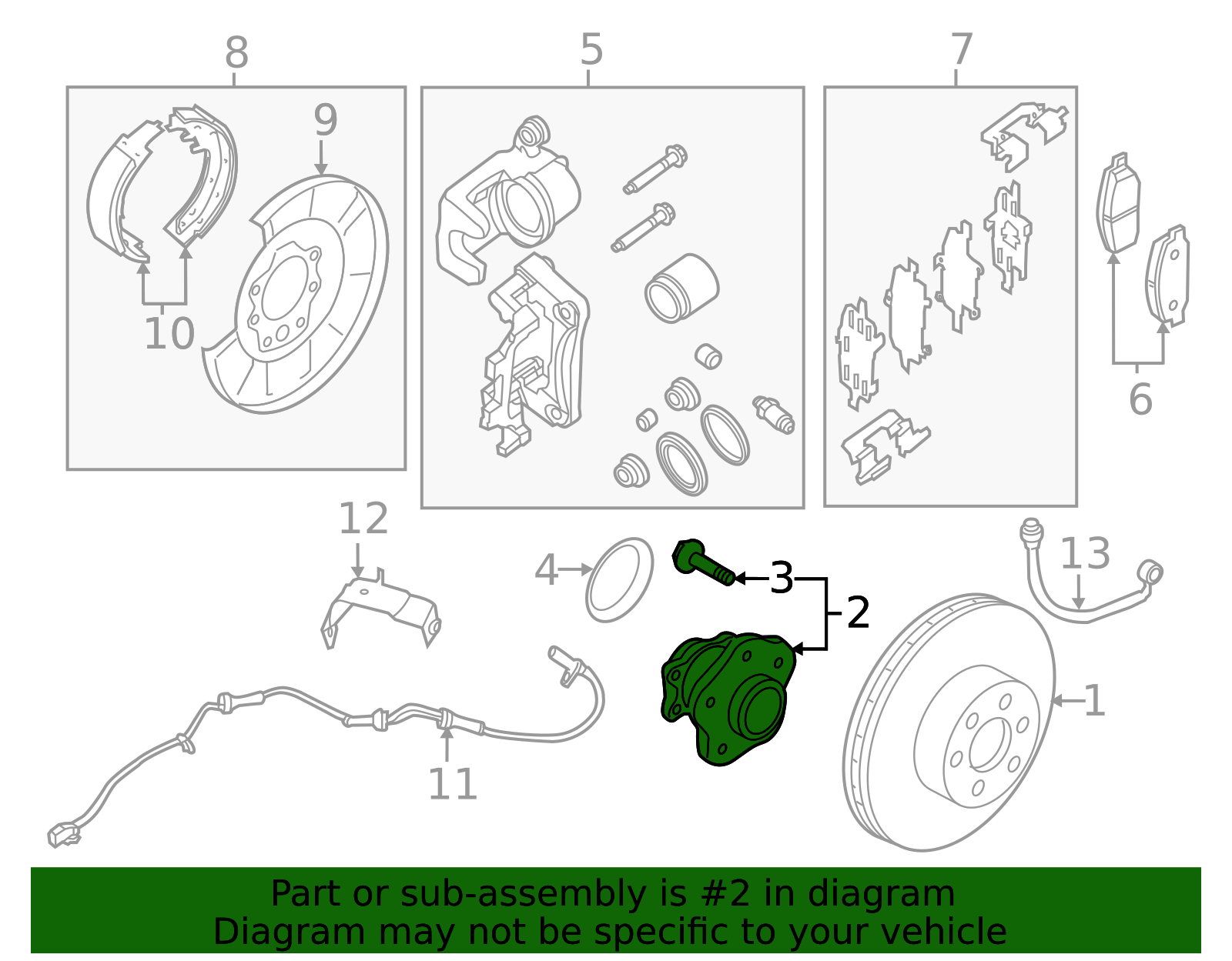 432023ja1d - Infiniti Hub Assembly Performance Auto Parts