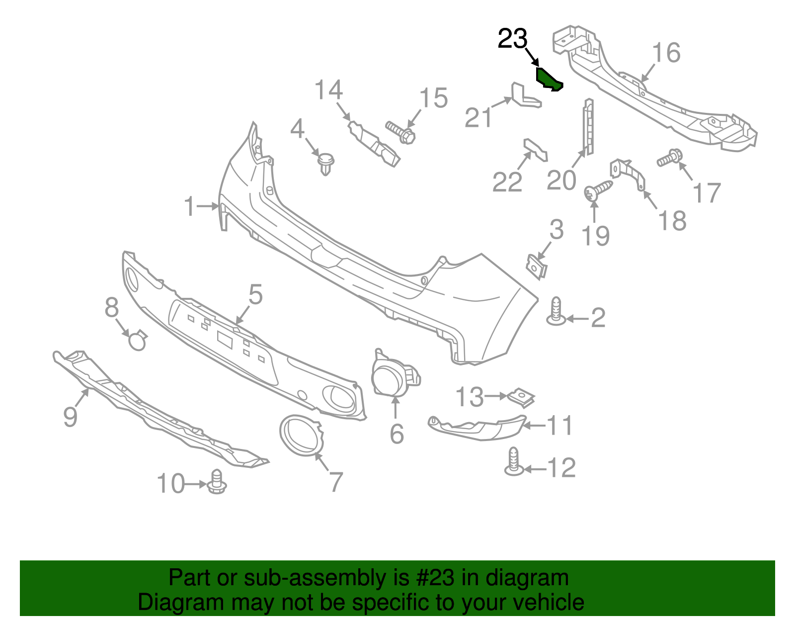 2017-2019 Kia OEM NEW 2017-19 Kia Impact Bar Side Bracket-Rear Beam ...