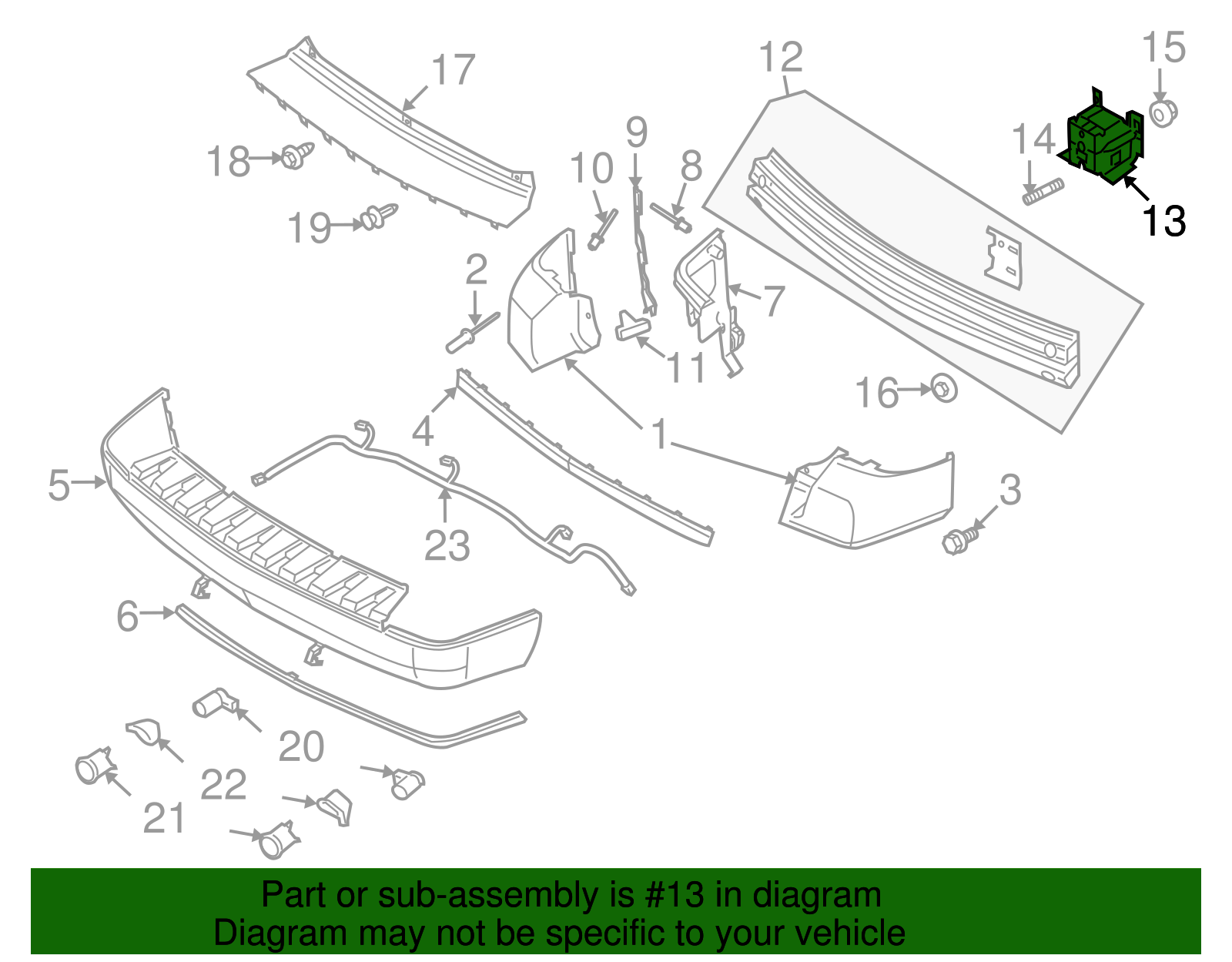 2008-2009 Ford Taurus X OEM NEW 2008-2009 Ford Taurus X Rear Left ...