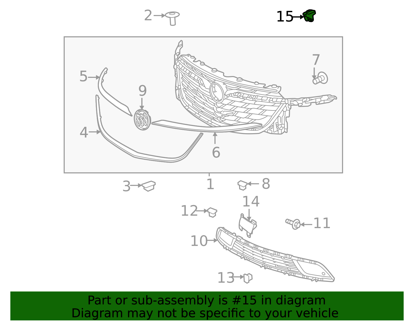2022-2024 Buick Enclave Front Camera 84721337 | Capital Chevy Parts