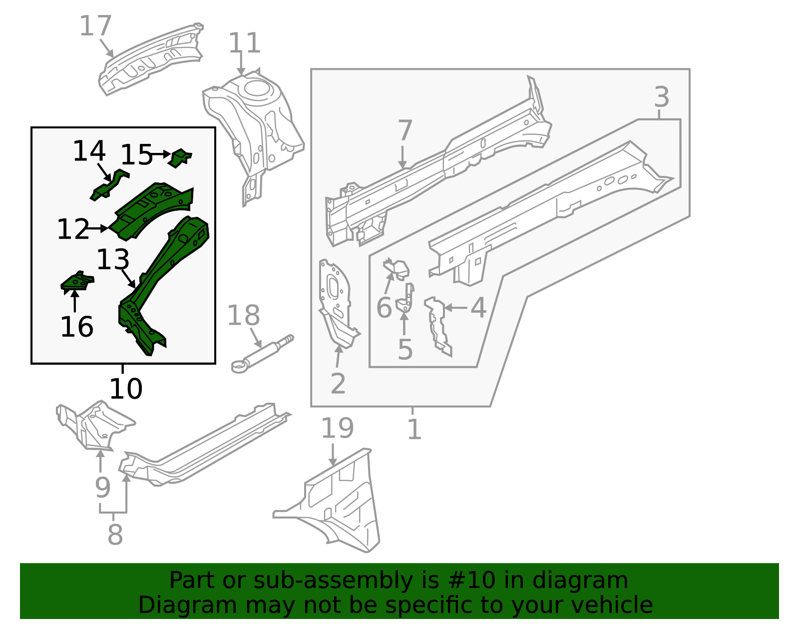 51609AL06A9P - 2018-2019 Subaru - Apron Assembly | Subaru Parts HQ