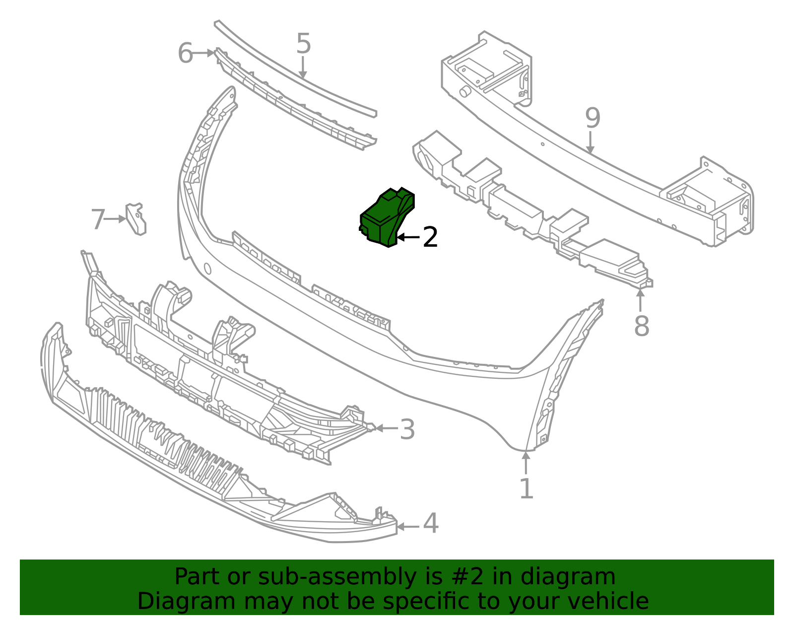 865B2-CV000 - Upper Bracket 2022-2024 Kia EV6 | Kia.Parts Store