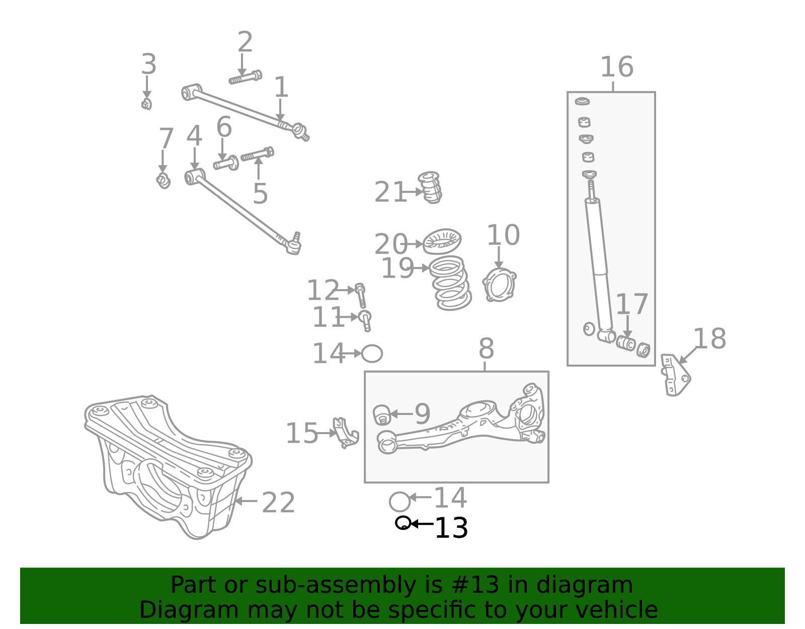 OEM 1996-2005 Toyota RAV4 Plate, Rear Suspension Toe Adjust, No. 2 Part ...