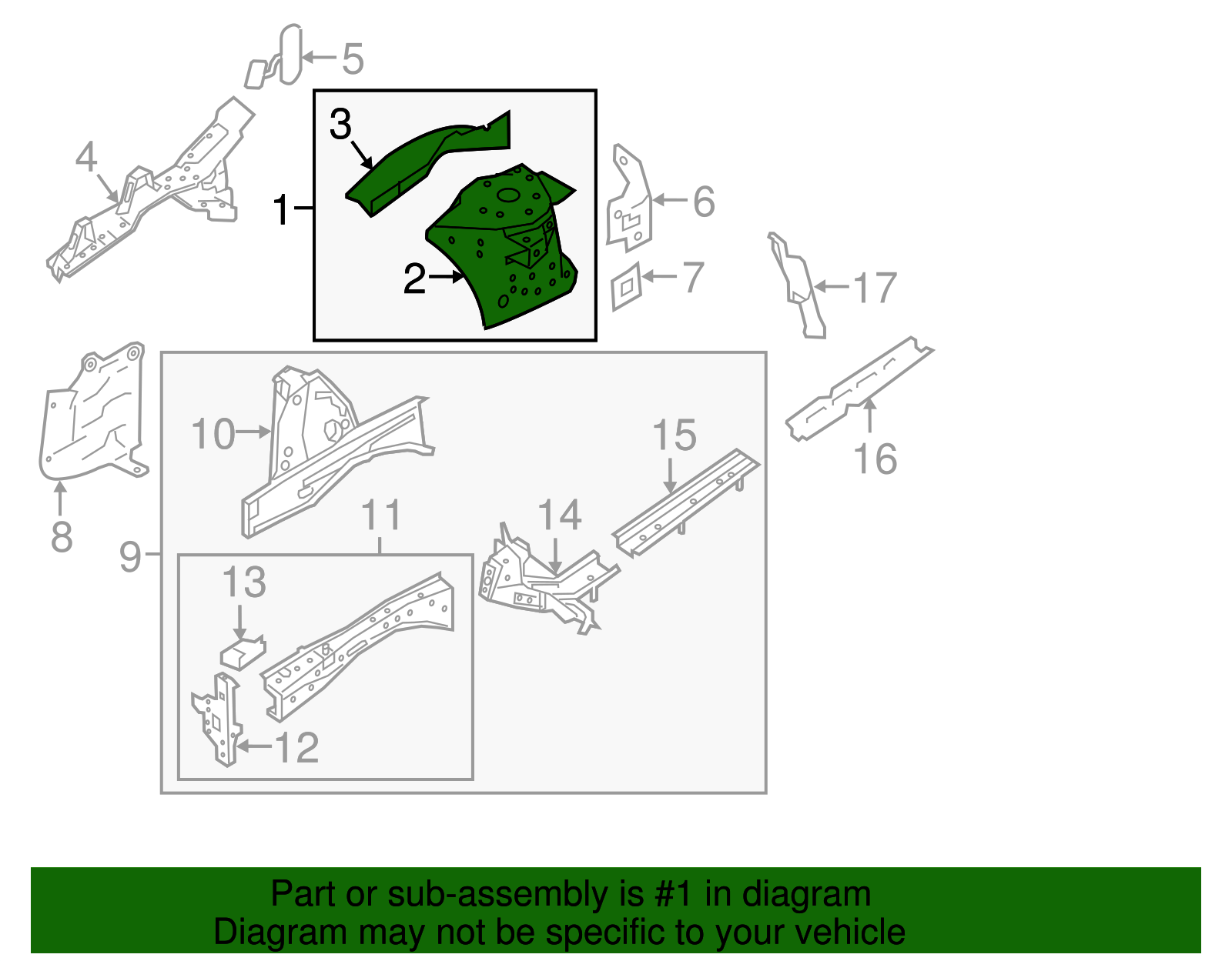 64100-4RA0D - Apron Assembly | Anicra Nissan Parts