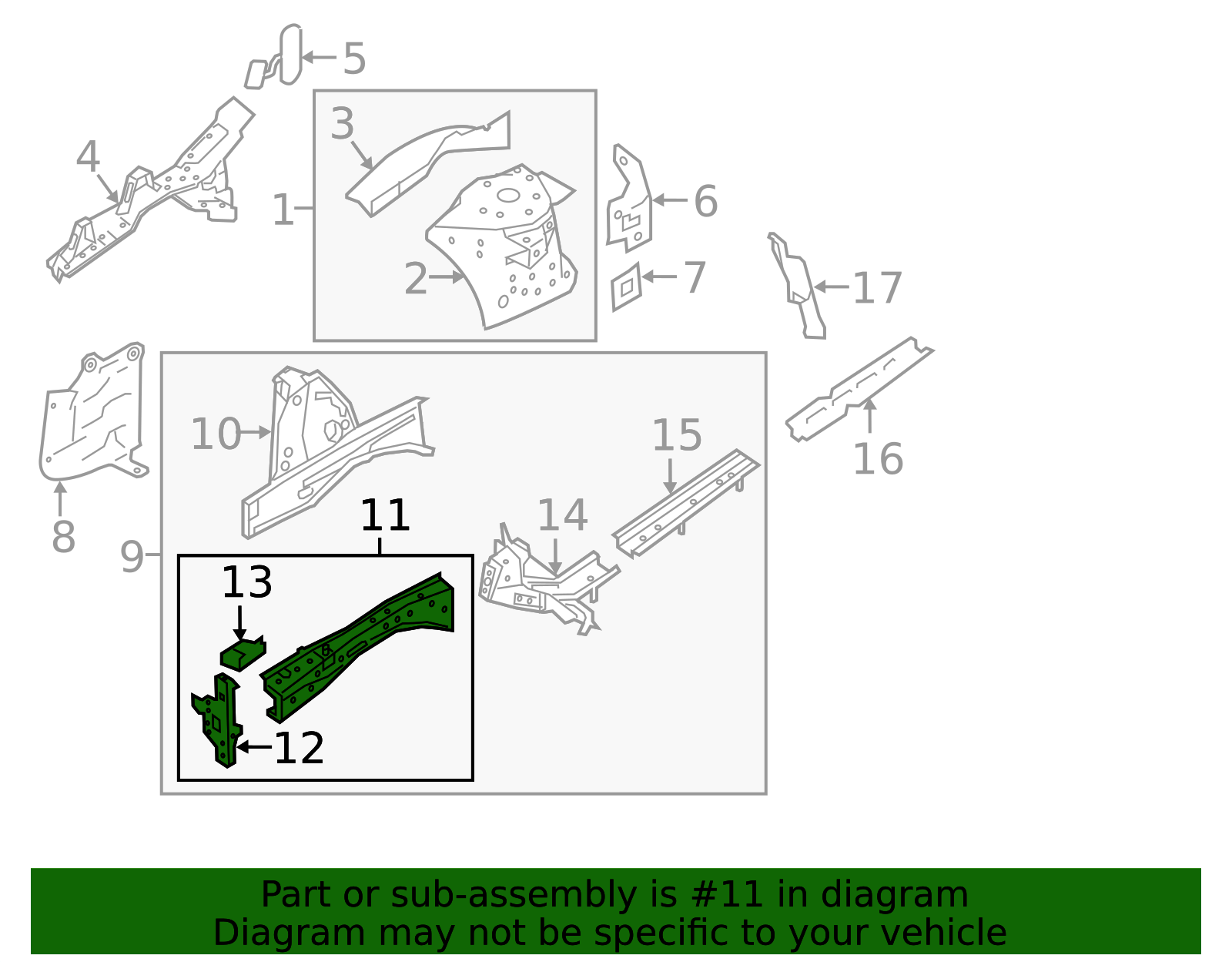 G5111-3TAAD - Inner Rail 2016-2023 Nissan | Official Nissan Parts Store