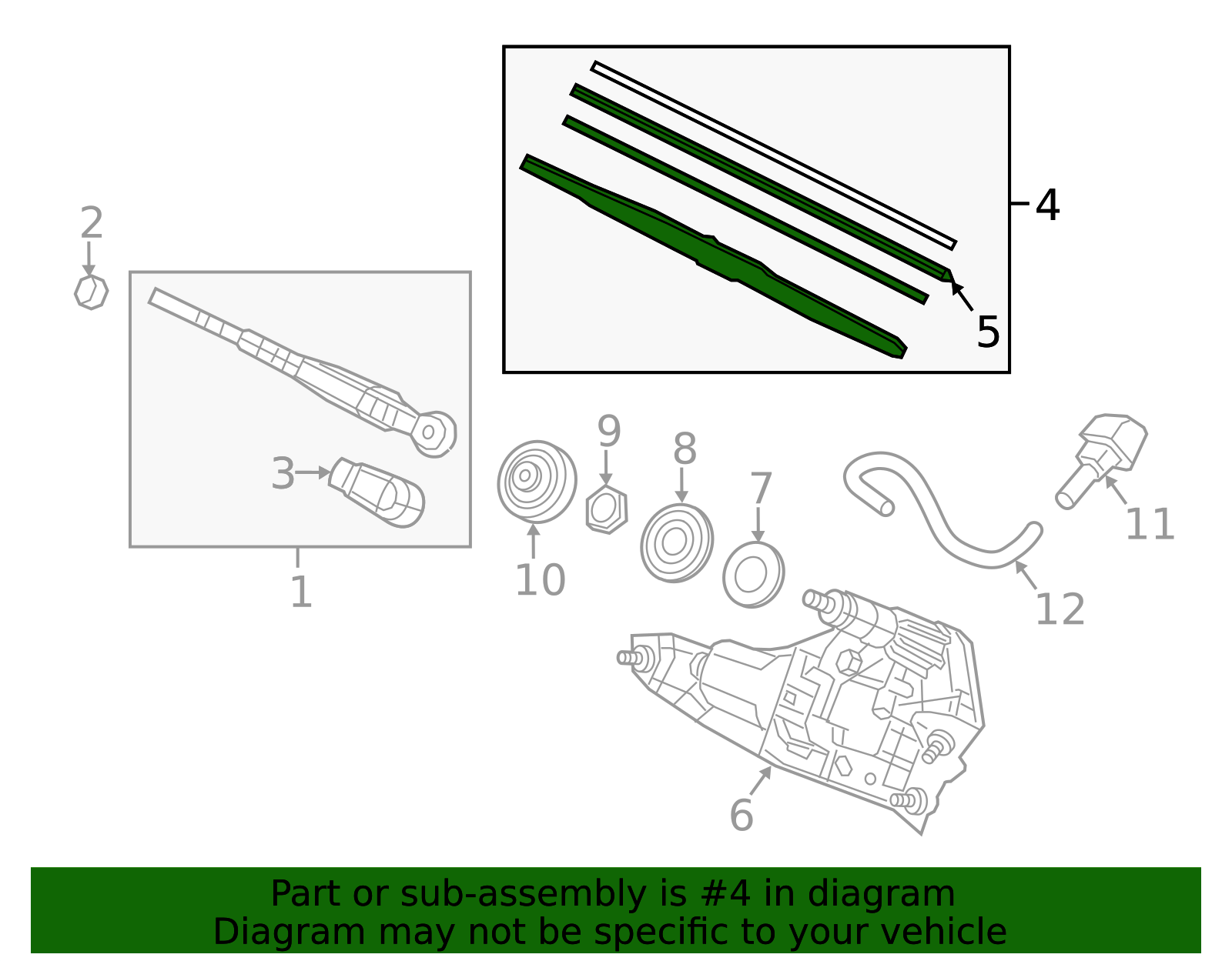 76730-T0A-003 - 2012-2016 Honda CR-V - Blade Windshield Wiper (315MM ...