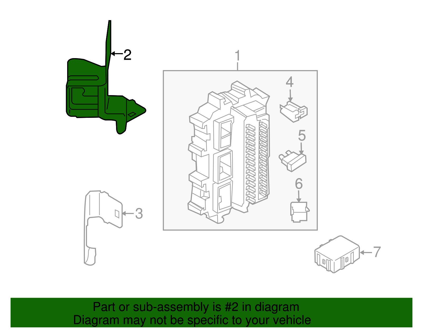 2009-2024 Nissan Junction Block Mount Bracket 24317-JK60A | Team Nissan ...