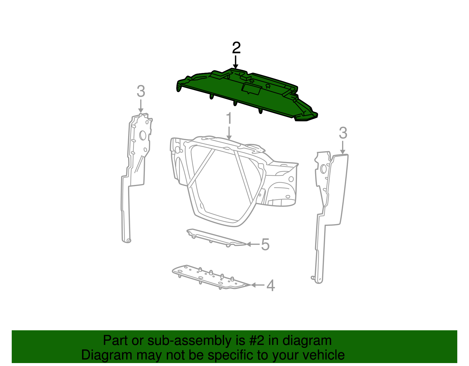 2004-2009 Ford Air Deflector EC3Z-8327-A | Ford OEM Parts Outlet