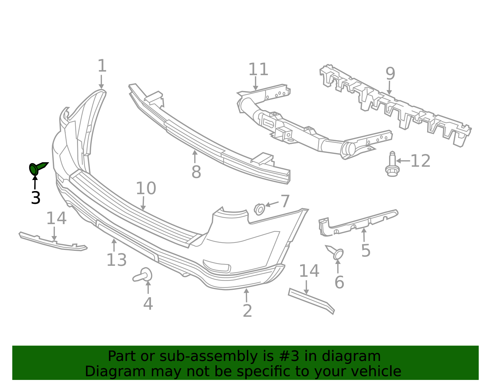 Bumper Cover Retainer Screw 06508183AA | Mopar Parts Canada