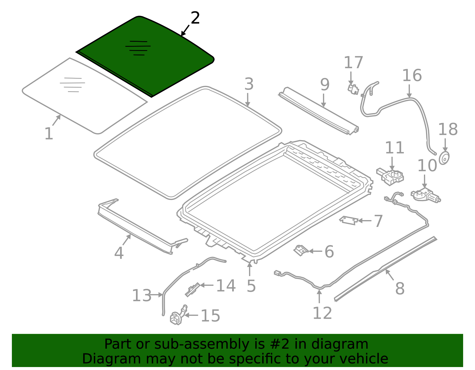 65430XC01A - Fixed Glass 2019-2025 Subaru Ascent | Subaru Factory Parts ...
