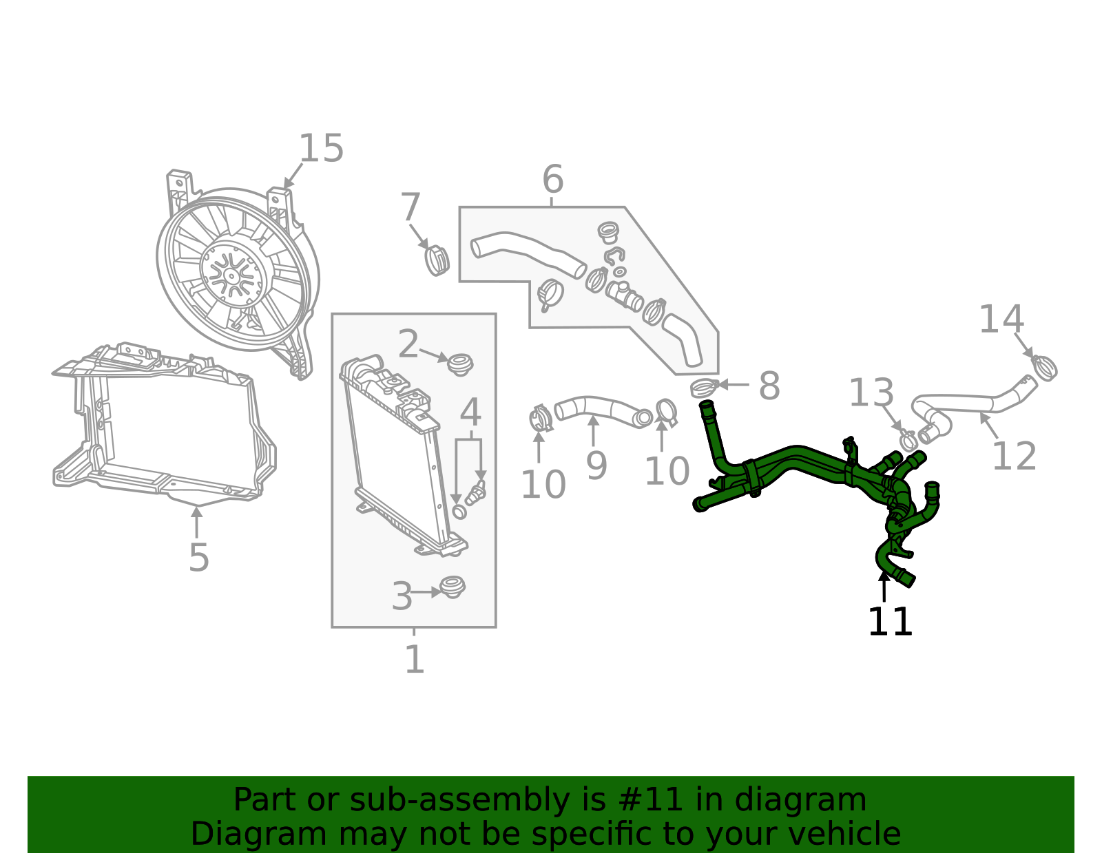 2020-2025 Chevrolet Corvette Inlet Pipe 85545954 | GM Parts Center