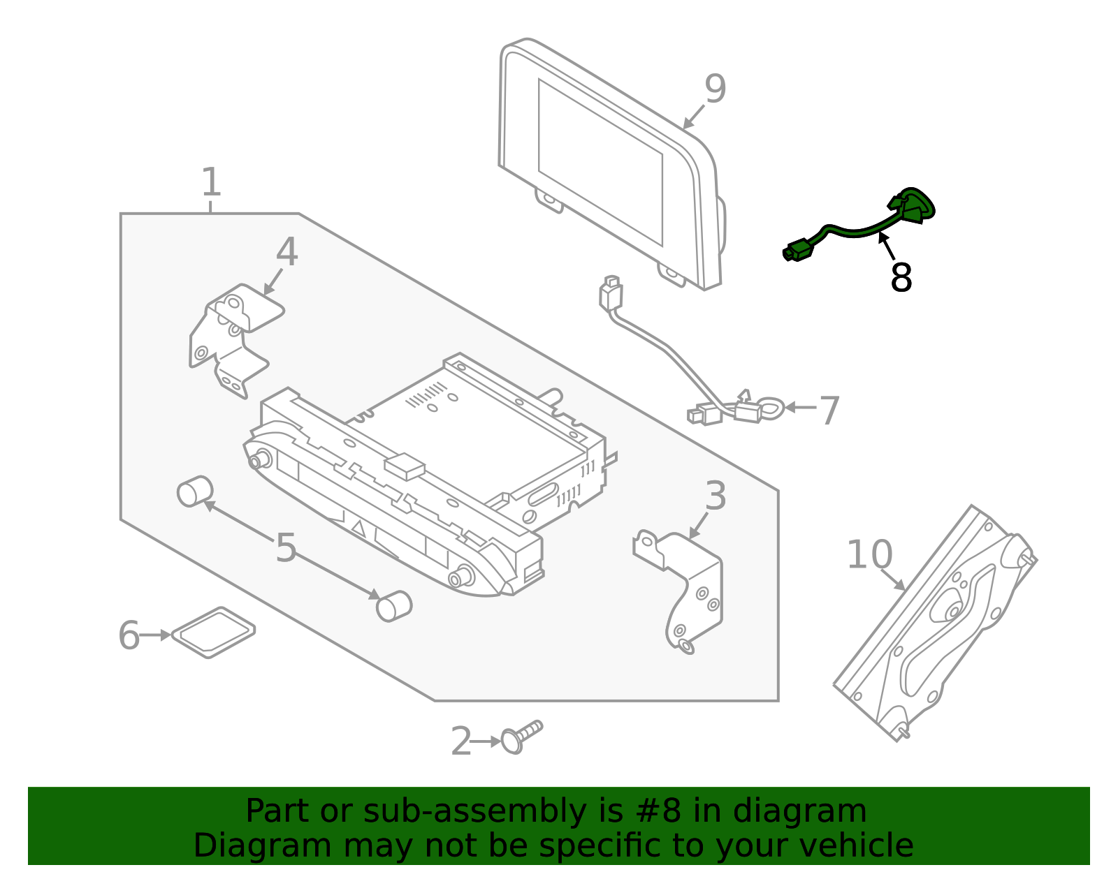 96595-J5000 - Cable 2018-2023 Kia Stinger | Kia.Parts Store