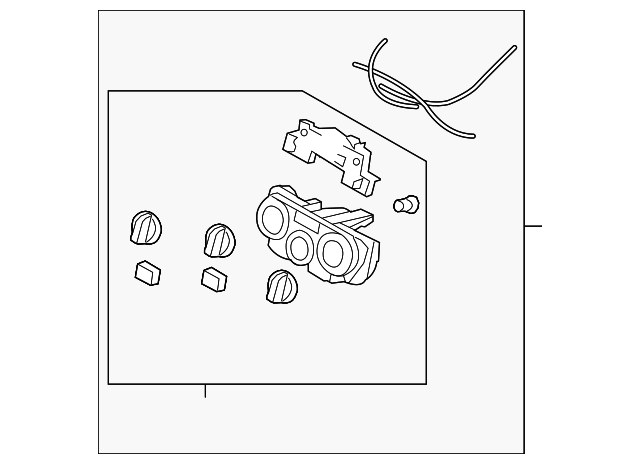 2007-2009 Nissan Versa Heater Control 27510-EL02A | Nissan Parts Central