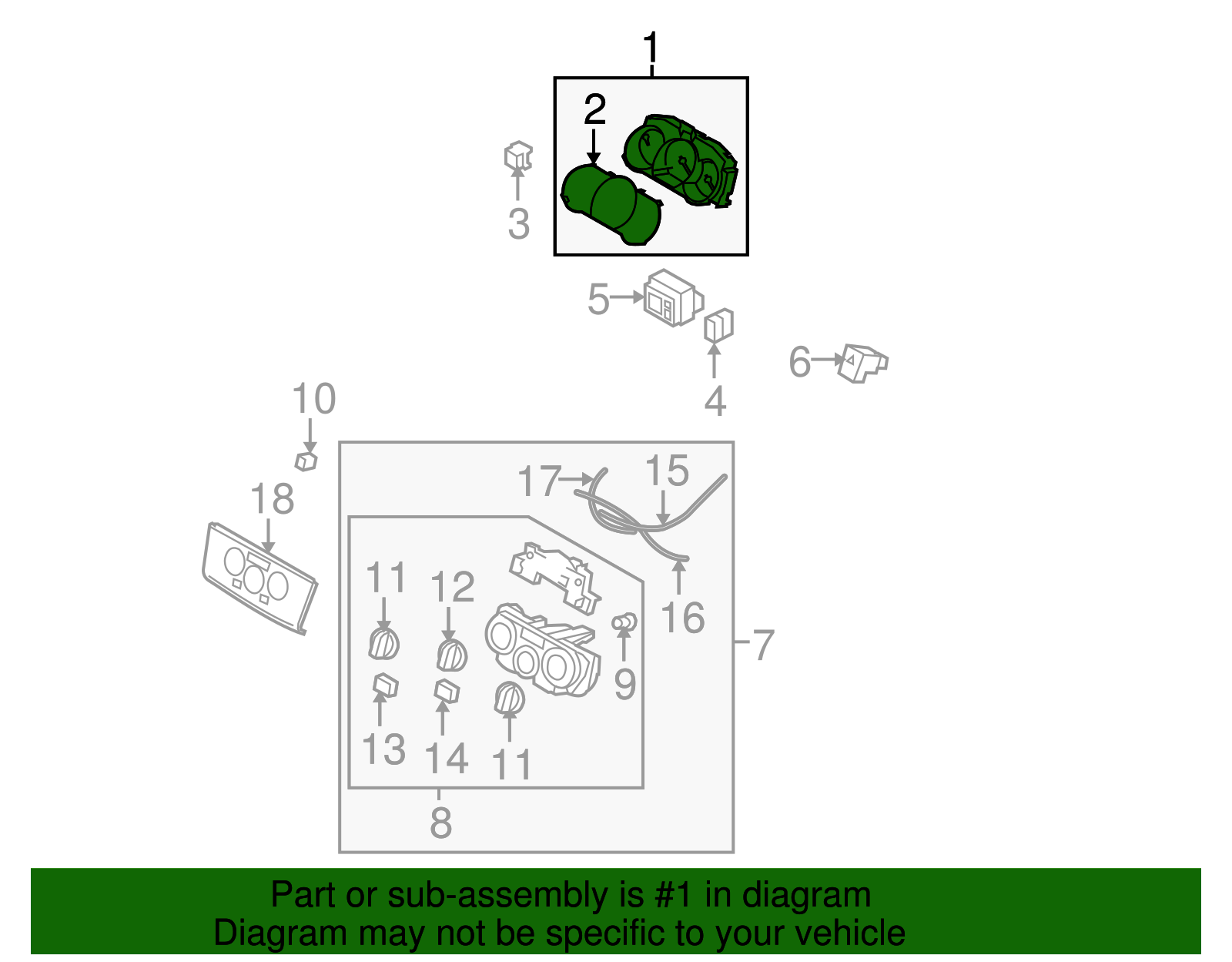 24810-ZW86A - Cluster Assembly | Anicra Nissan Parts