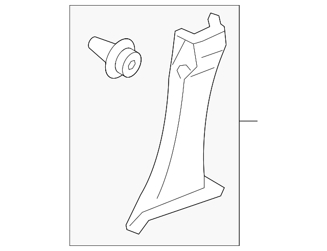 84173-TK8-A01ZC - 2011-2017 Honda Odyssey - Garnish L Center Pillar ...