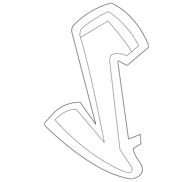 2020-2022 Ford Mustang | Nameplate | KR3Z-16228-AA | Walls' Ford Parts