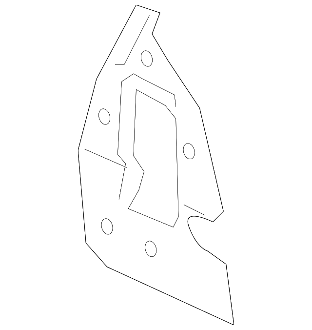 2009-2013 Toyota Front Panel Extension 53814-02070 | Toyota Parts Center