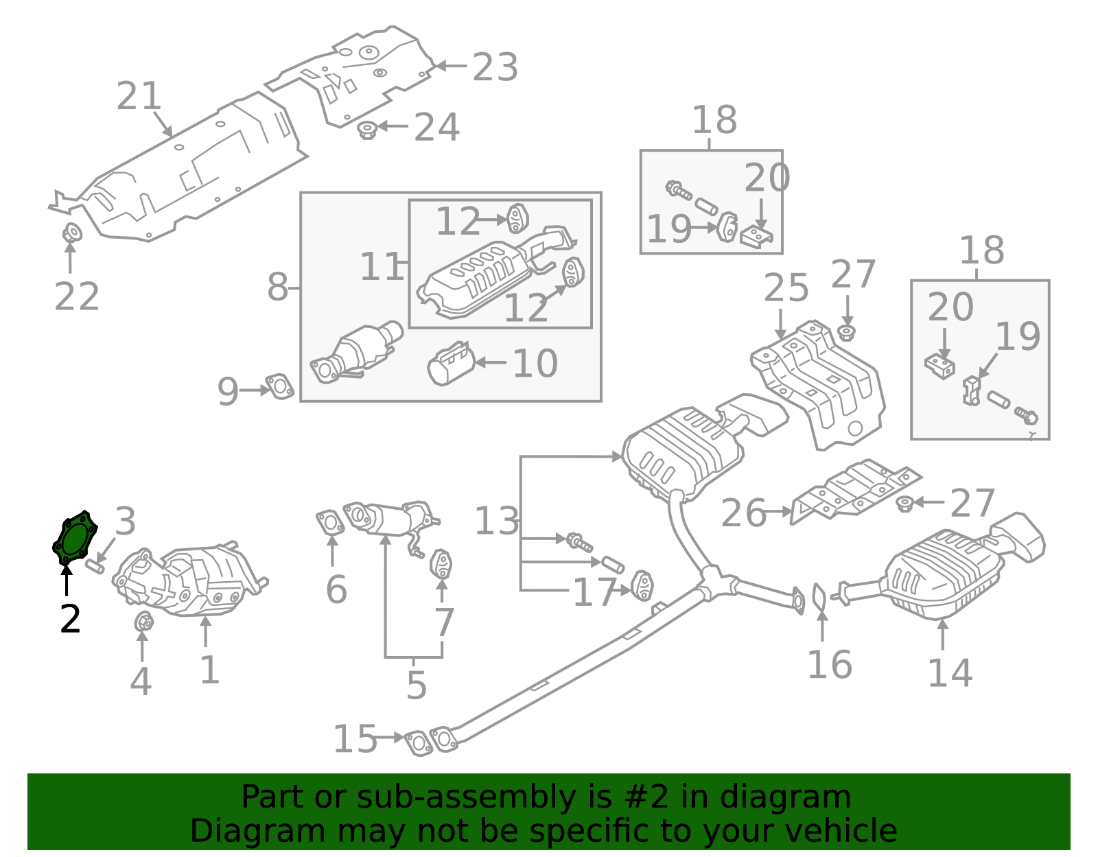 2014-2024 Kia Gasket 28282-2B700 | TascaParts.com