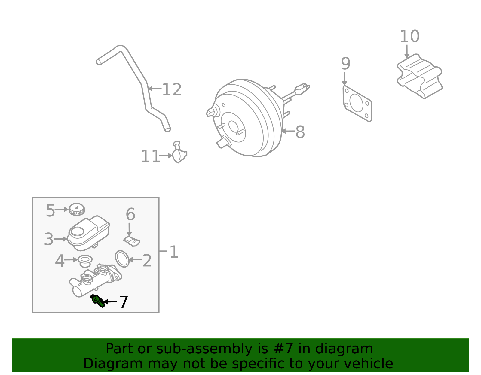 47240-3X00A - Pressure Sensor - 2004-2015 Nissan | Nissan OEM Parts Direct