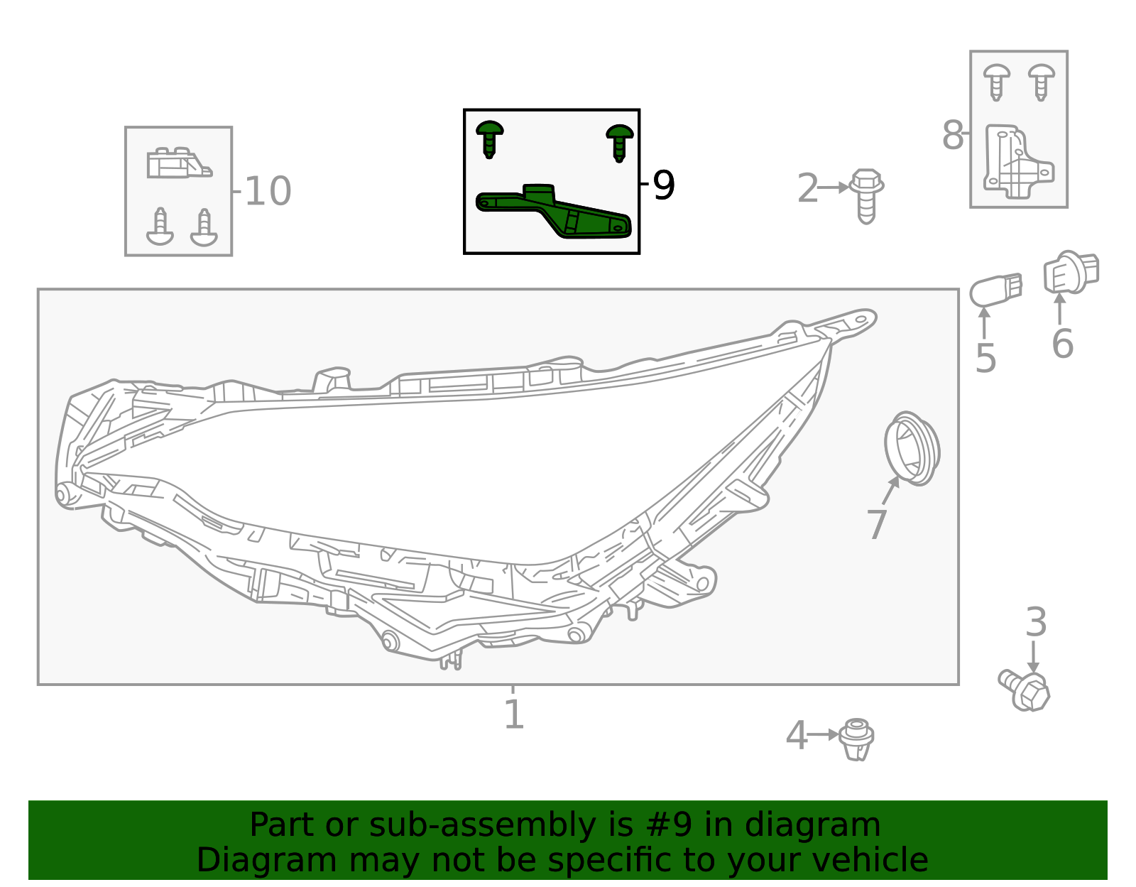 81193-78100 - High-Quality Headlight Bracket for 2022-2025 Lexus ...