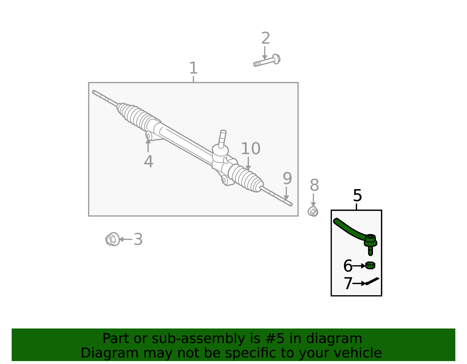 45470-49025 - 2008-2019 Toyota Highlander - Outer Tie Rod | Toyota ...