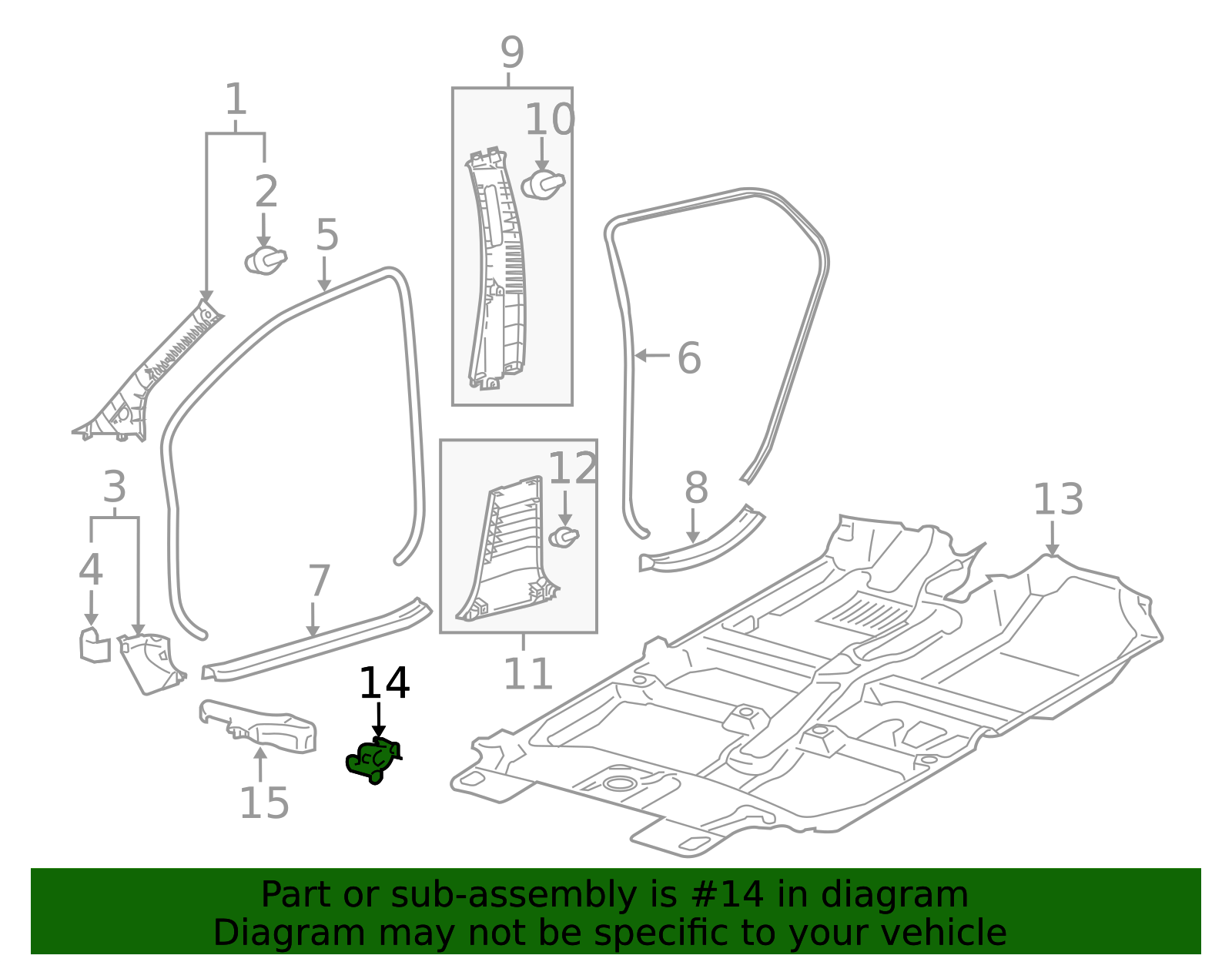 2014-2018 Toyota Yaris Hook 58521-0D060 | MotorMotor