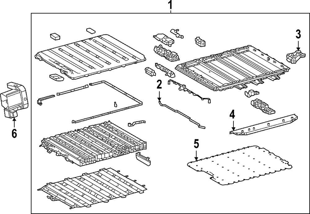 2023-2025 Toyota bZ4X Side Reinforced 57432-42020 | Toyota Parts Center