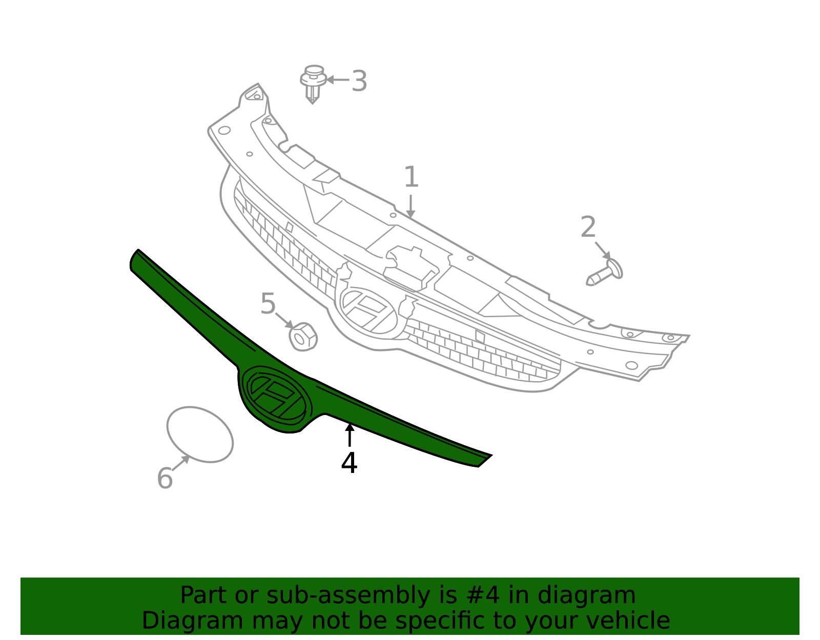 2009-2012 Hyundai Elantra Chrome Strip 86352-2L000 | MotorMotor