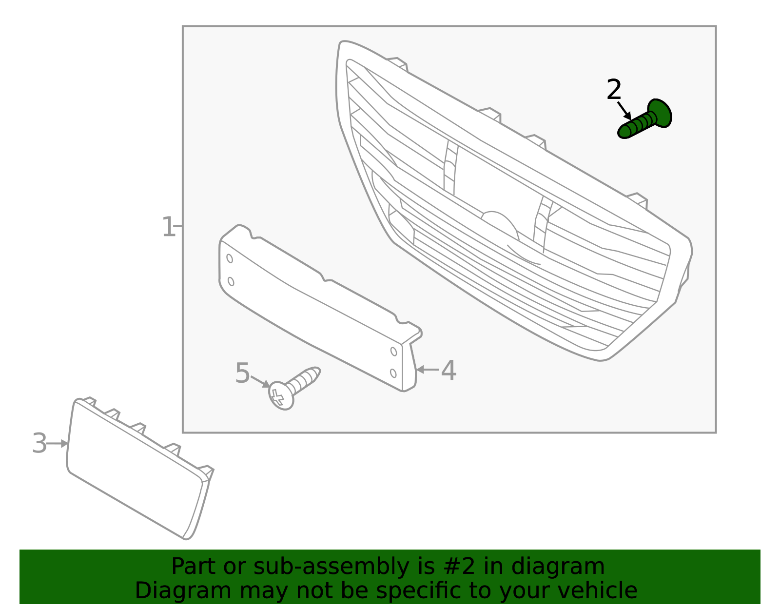 Grille Assembly Retainer Screw 12493-04147-E | OEM Parts Online