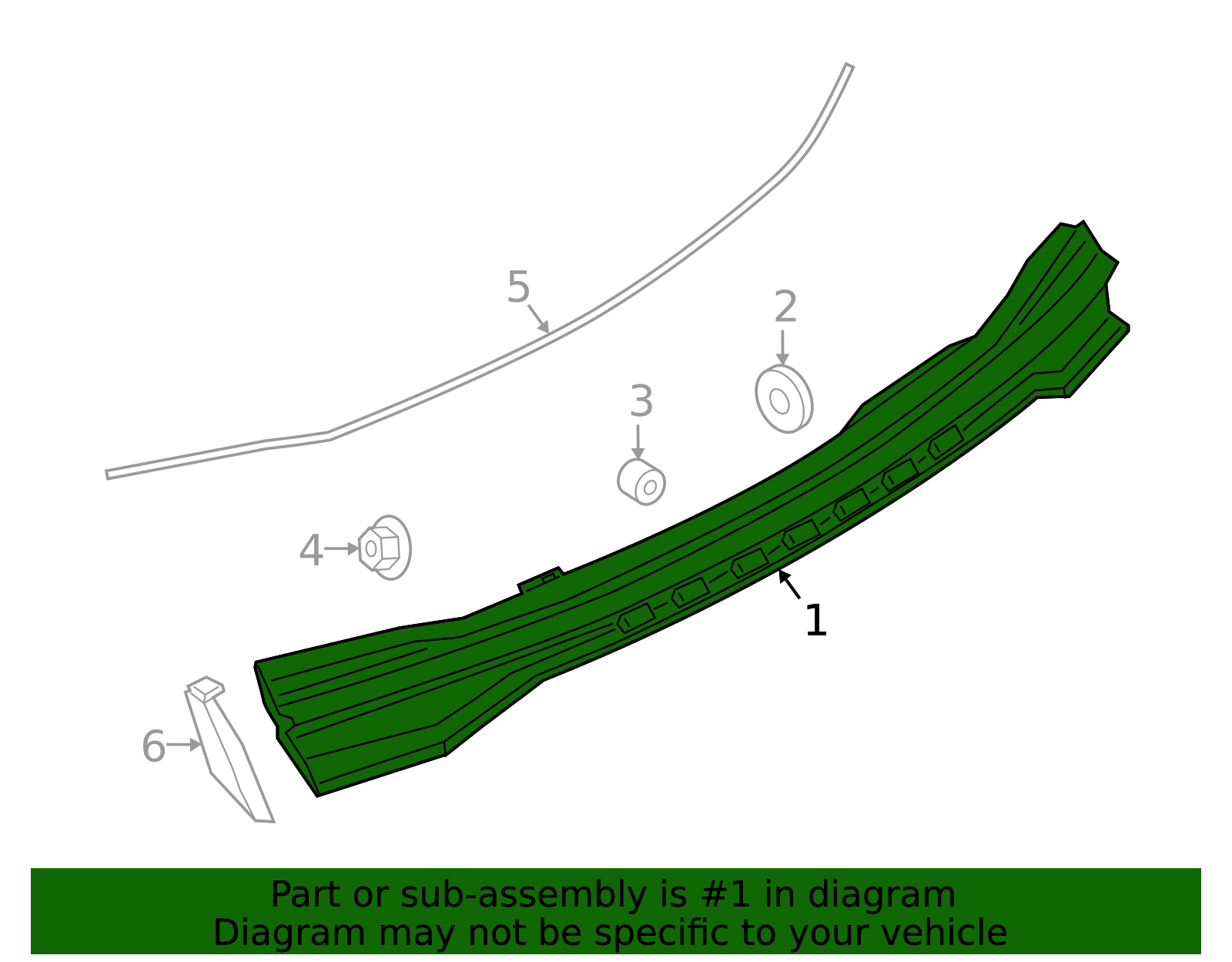 2019-2025 Porsche Macan Reflector Panel 95B-945-307-C | Sunset Porsche ...