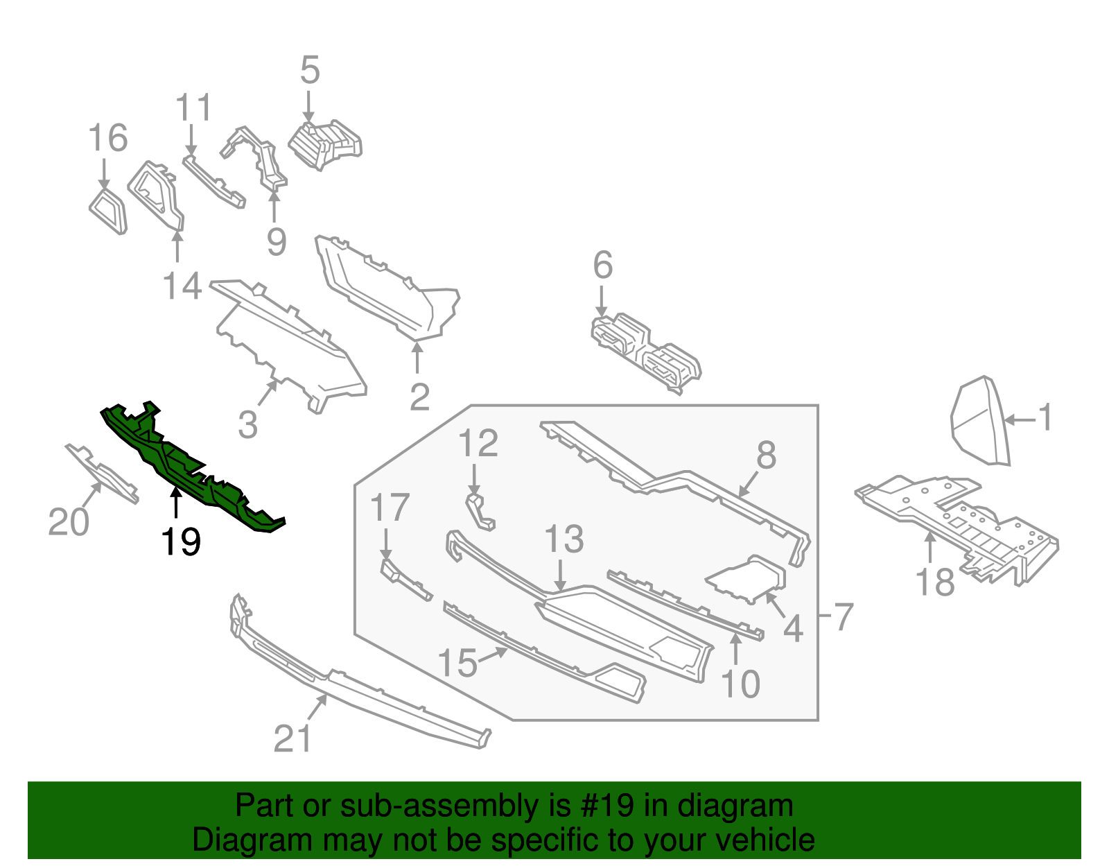 Hyundai - 84750-D2000-VHC - Lower Trim - 2017-2019 Genesis G90 | OEM ...