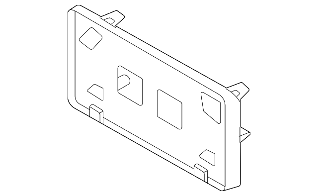 2021-2025 Ford F-150 | License Bracket | ML3Z-17A385-BB | Walls' Ford Parts