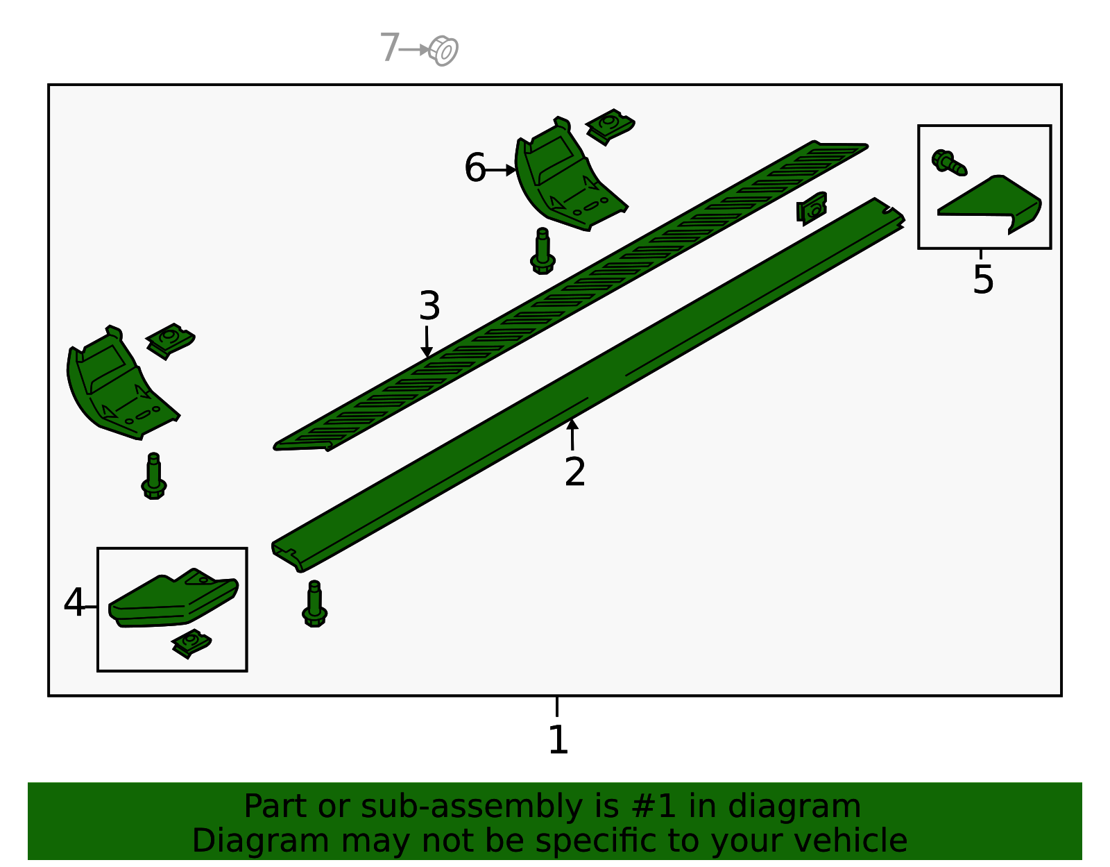 2021-2025 Ford F-150 | Step Assembly | NL3Z-16450-EA | Walls' Ford Parts