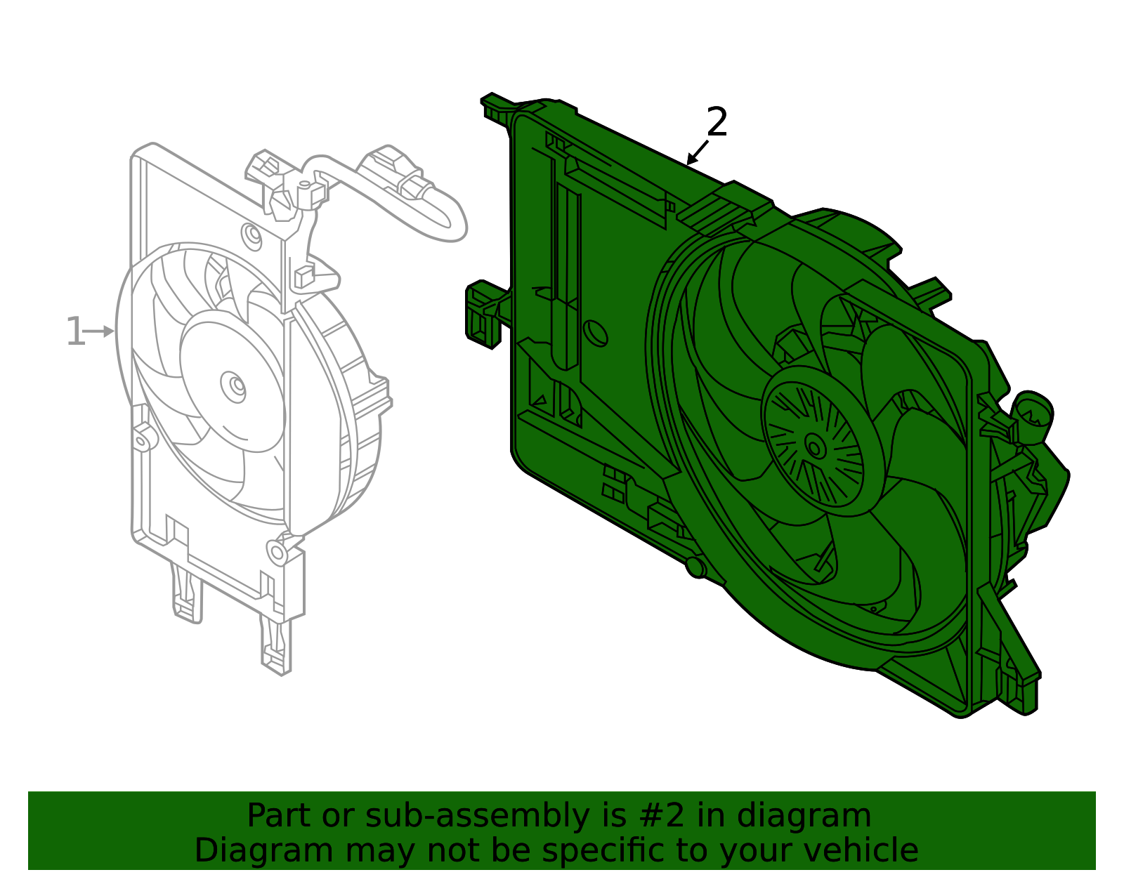 2015-2018 Ford Focus Fan Assembly CV6Z-8C607-T | Awesome Parts Ford