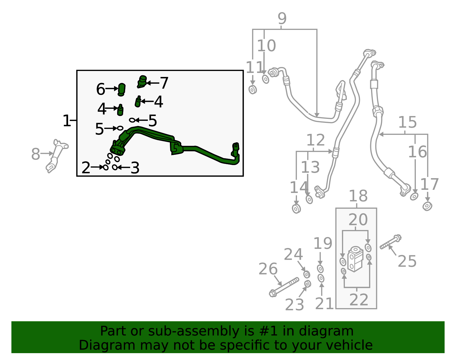 31694269 - AC Hose - 2017-2020 Volvo S90 | Volvo OEM Parts Direct