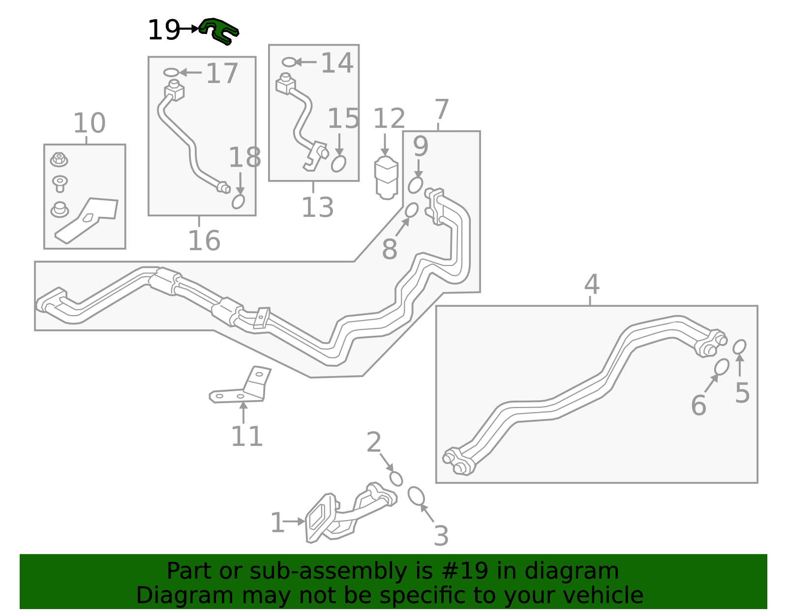 2017-2025 Audi Suction Line Bracket 4M0-820-251-B | TascaParts.com