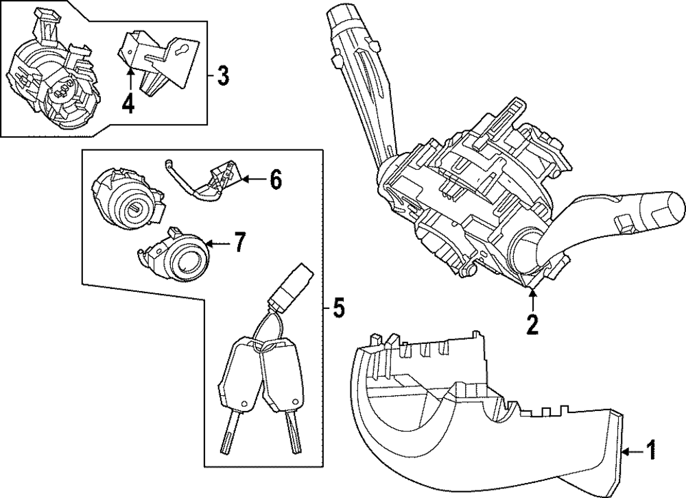81914-N9000 - Ignition Housing Bracket 2023-2025 Kia | Kia.Parts Store
