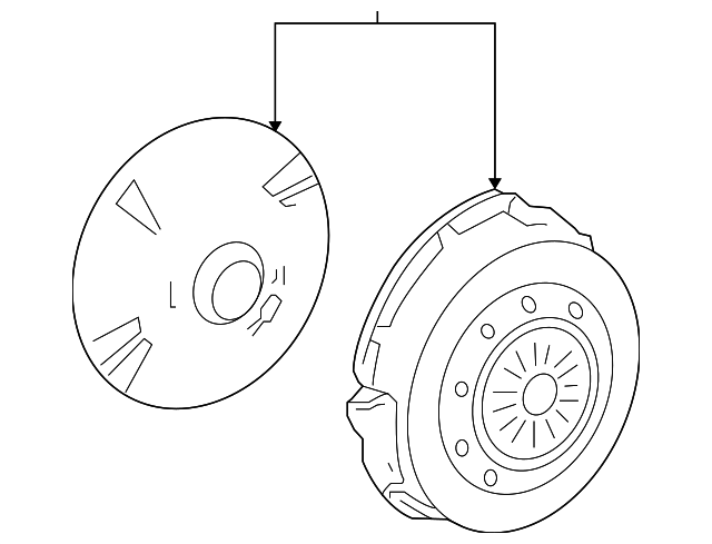2018-2025 Ford Mustang Clutch Pressure Plate And Disc Set JR3Z-7B546-A ...