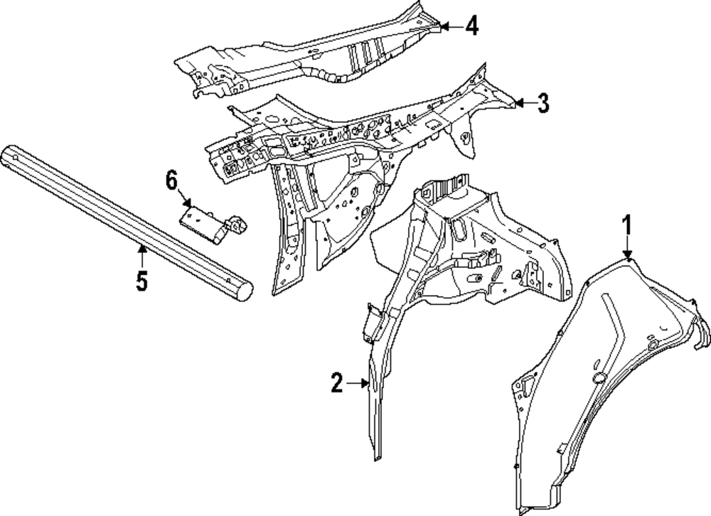 2023-2025 Nissan Z Outer Wheelhouse G6710-6GPMA | Bill Kay Nissan Parts