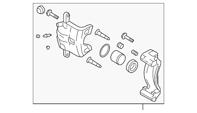 58310-4CA00 - Caliper 2013-2015 Kia Optima | Genuine Kia Parts