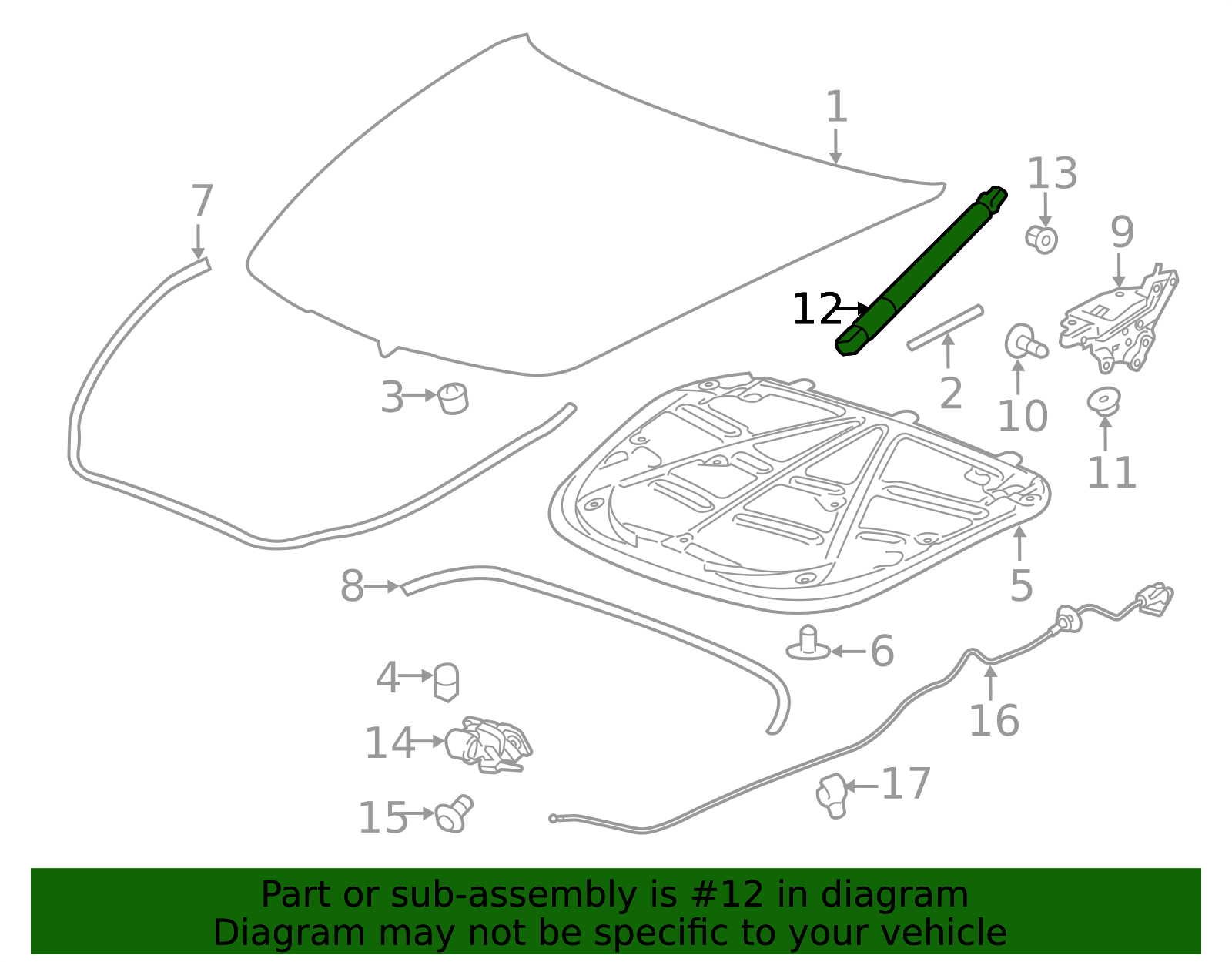 Buy Genuine GM Auto Parts - Strut (Part # 22784840) | GM Parts Store