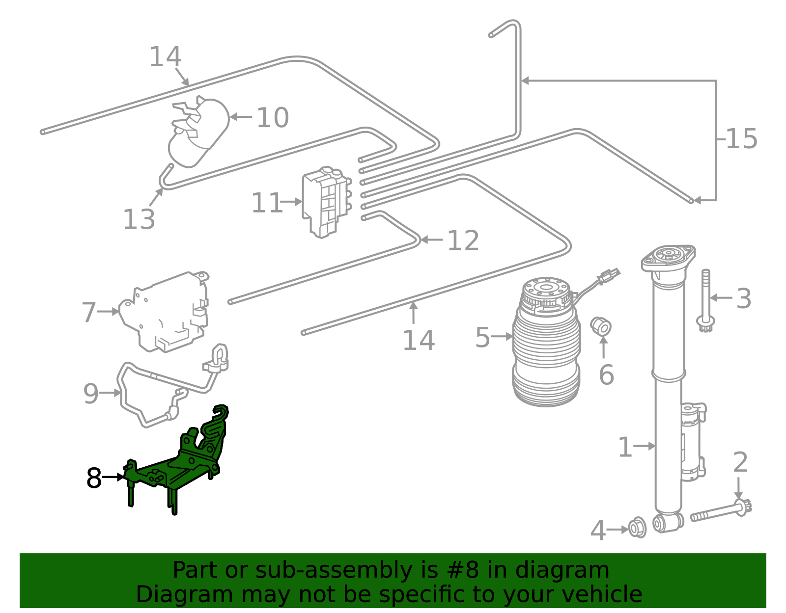 213-320-00-43 - High-Quality Air Suspension Compressor Bracket for 2017 ...