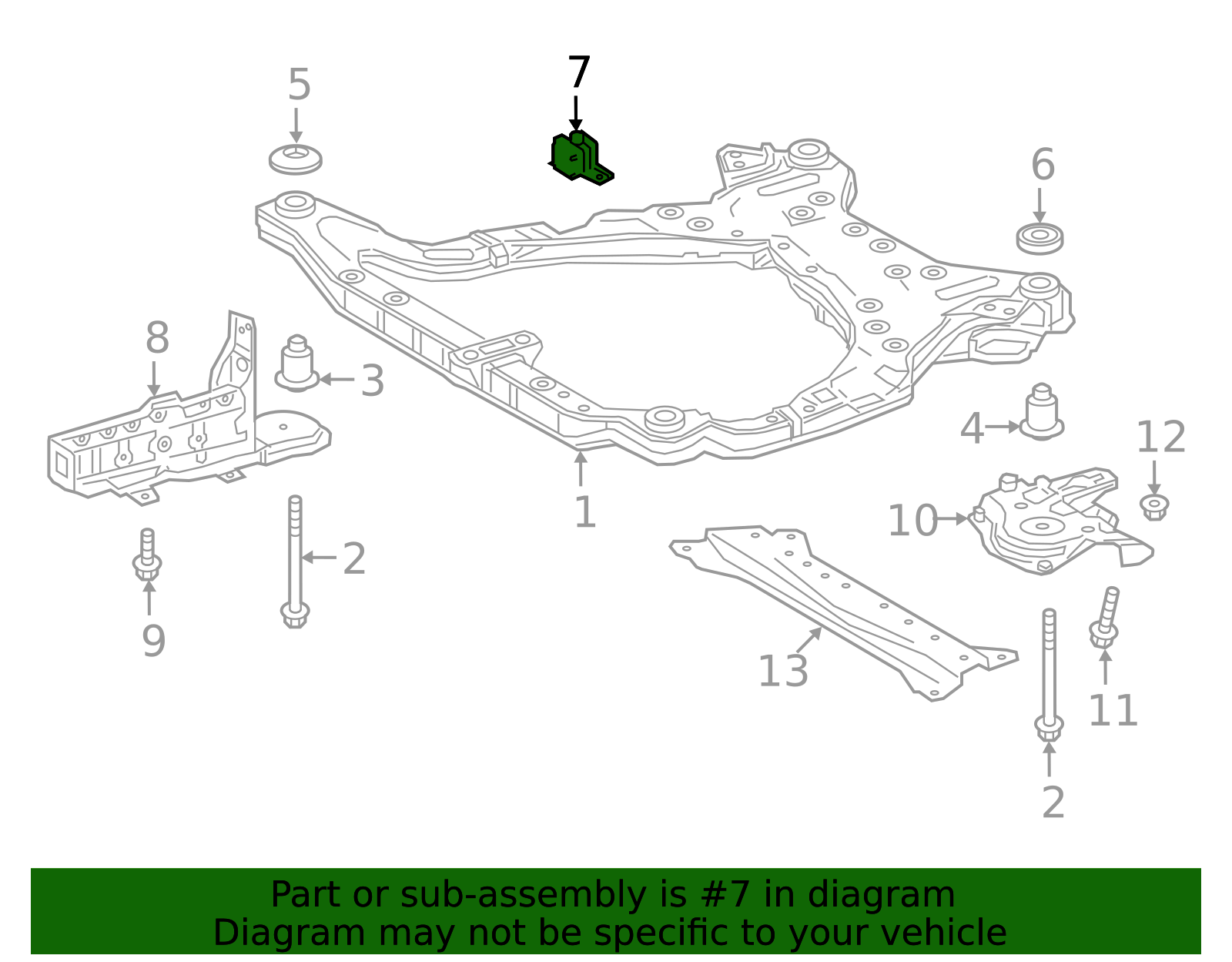 52217-06150 - High-Quality Suspension Crossmember Insulator for 2018 ...