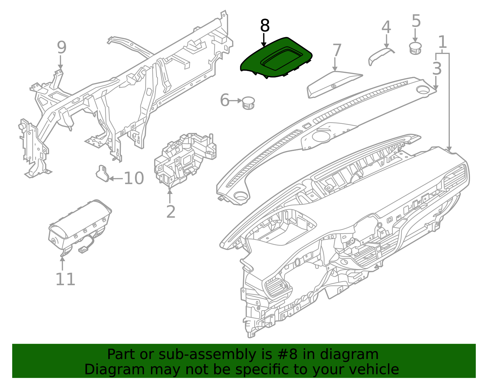 2020-2025 Ford Escape | Cover | LV4Z-7804644-AB | Walls' Ford Parts
