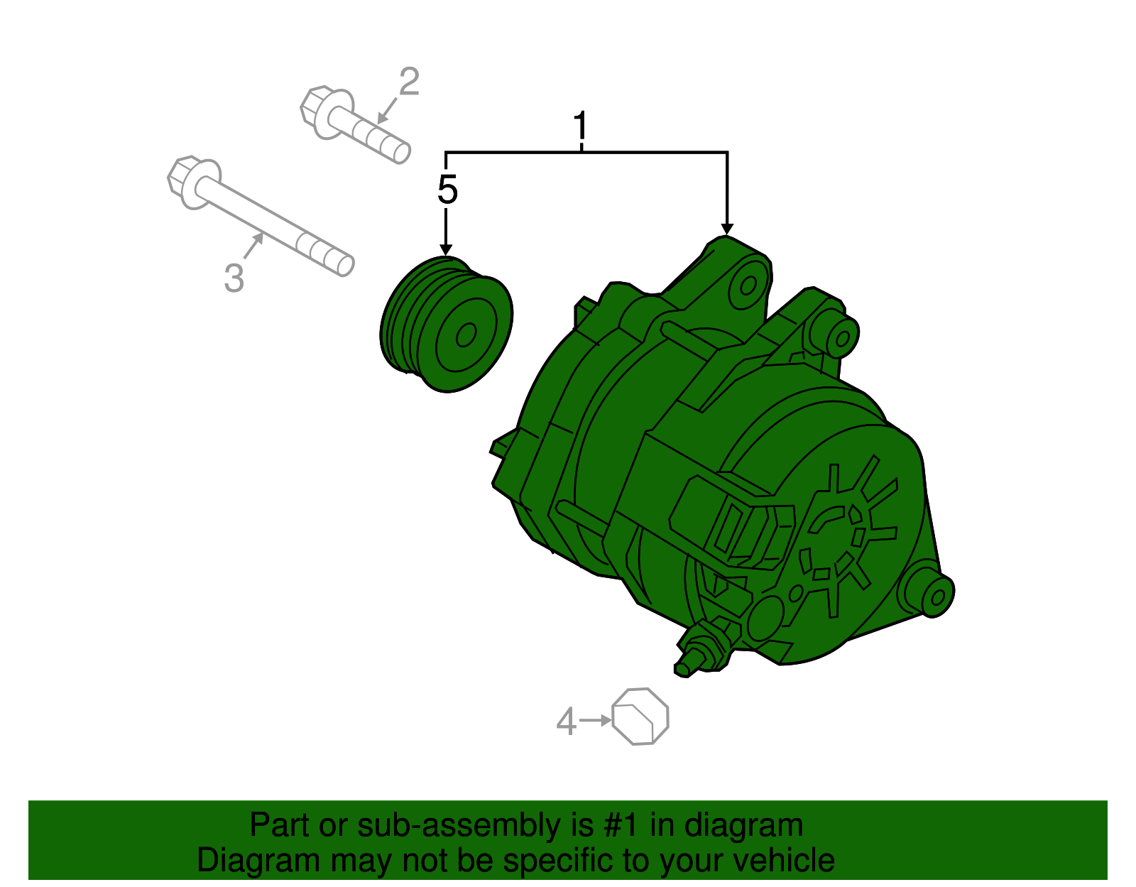PY1C-18-300 - Alternator 2014-2018 Mazda | Mazda Parts Connect