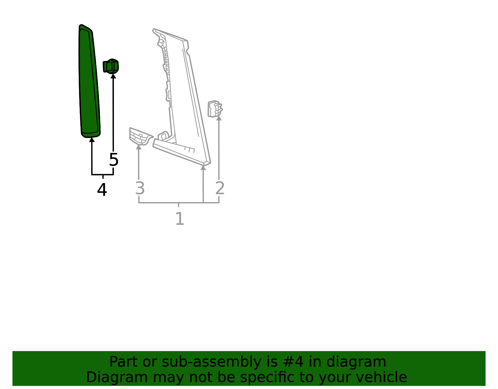 2021-2024 Cadillac Escalade Molding 85604003 | OEM Parts Online